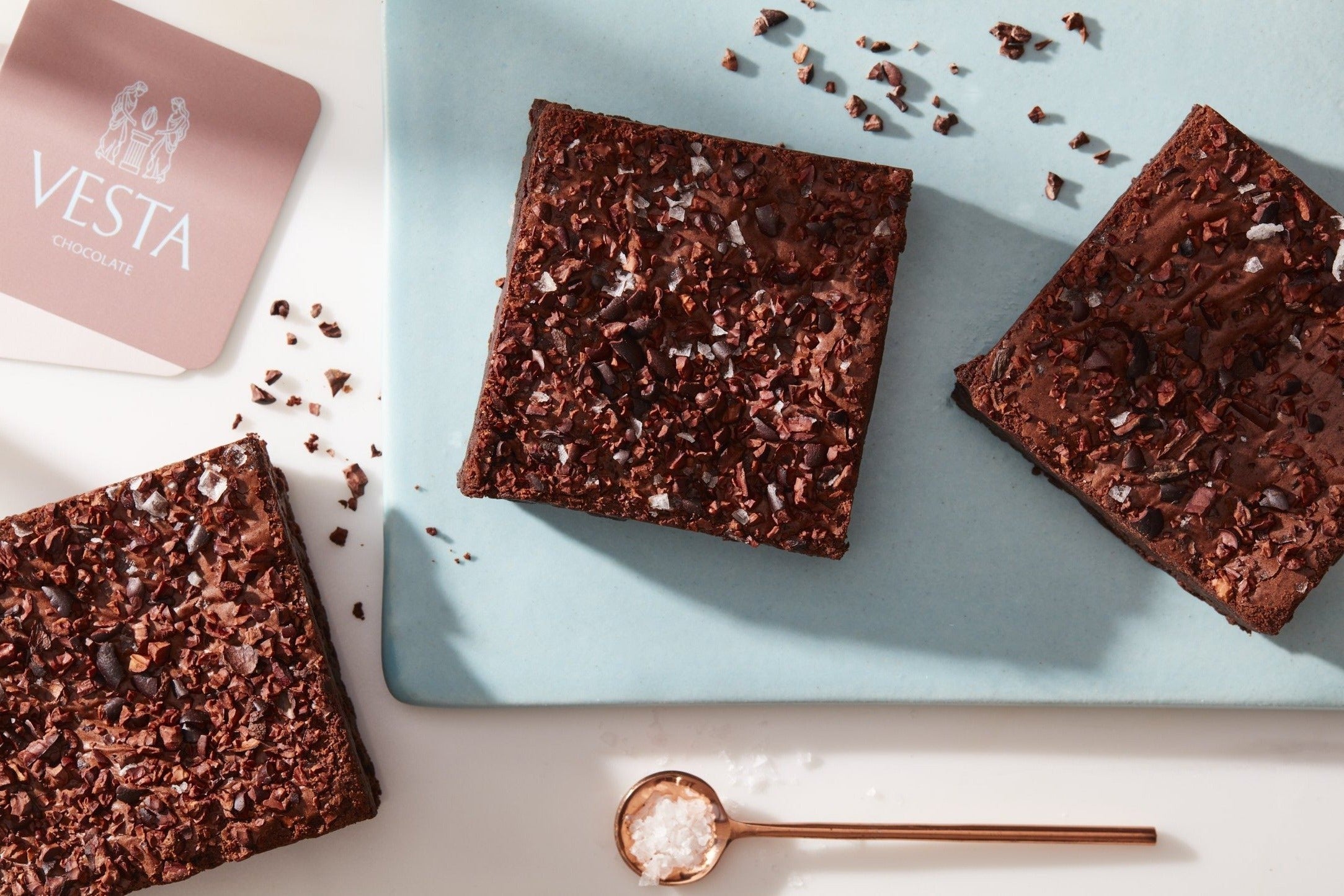 6-pack Half size Simply The Vesta Signature Brownies – Vesta Chocolate